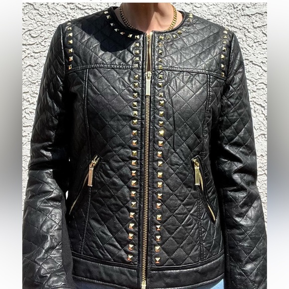 Neiman Marcus | Jackets & Coats | Neiman Marcus Exclusive Black Leather ...